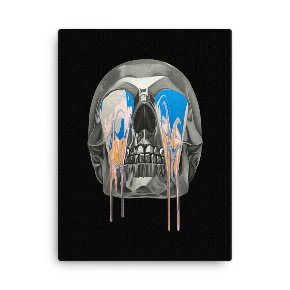Melting Skull Canvas Prints – Chris Jacoub Art