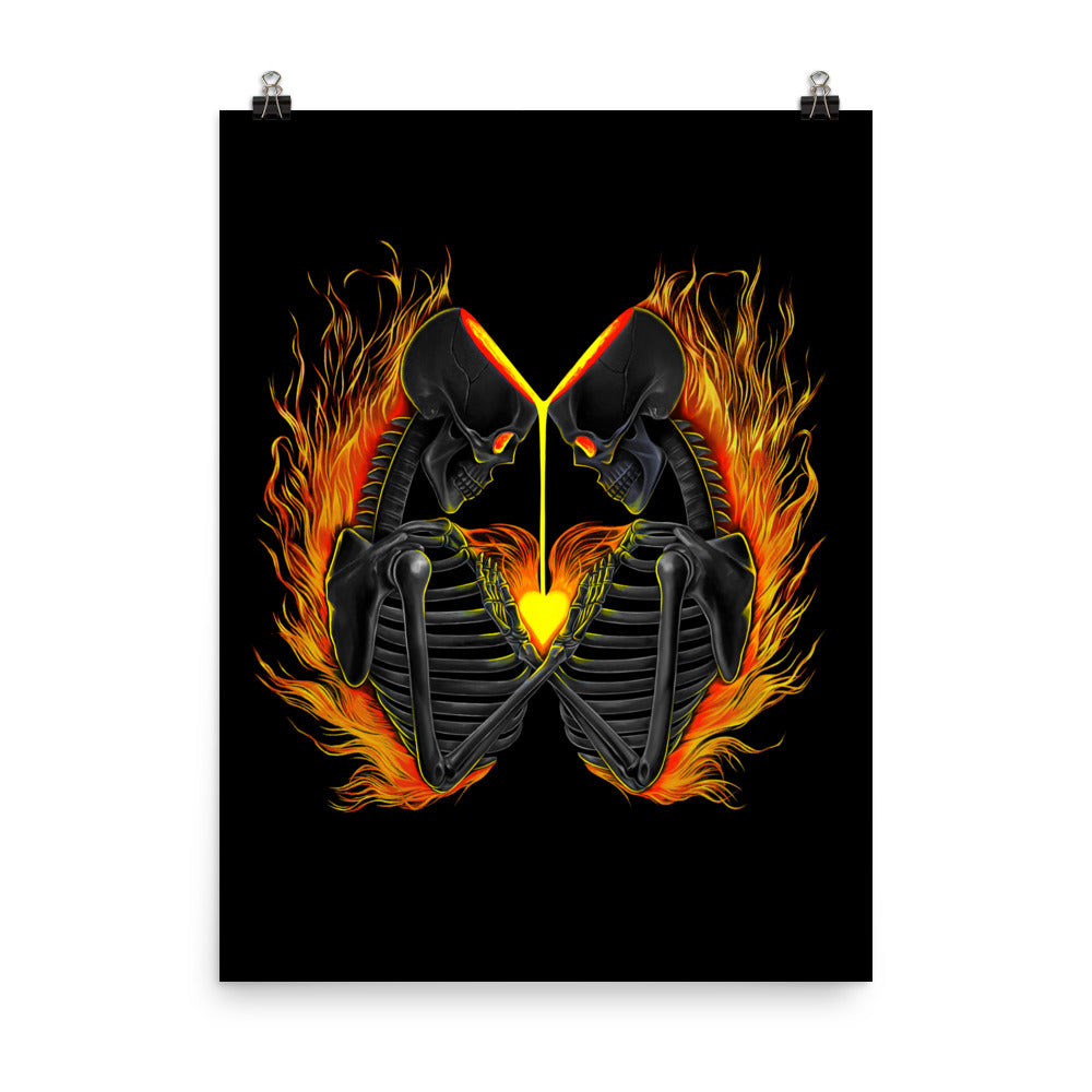 Twin Flame Poster Print – Chris Jacoub Art