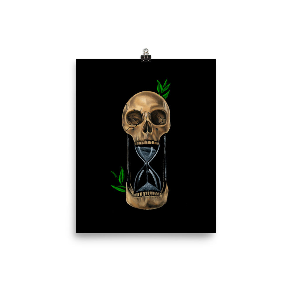 Skull Hour Glass – Chris Jacoub Art